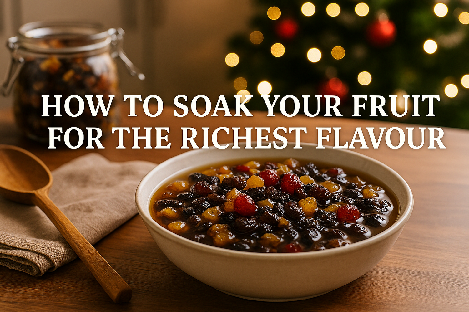 How to Soak Fruit for the Richest, Most Flavourful Christmas Cake – Grandpa's Cakes