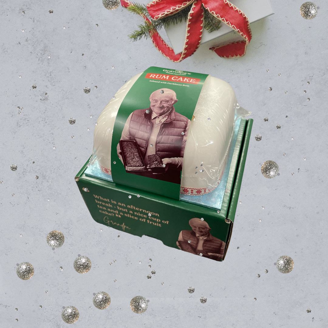 Iced Rum-Soaked Fruit Cake - 700g – Grandpa's Cakes